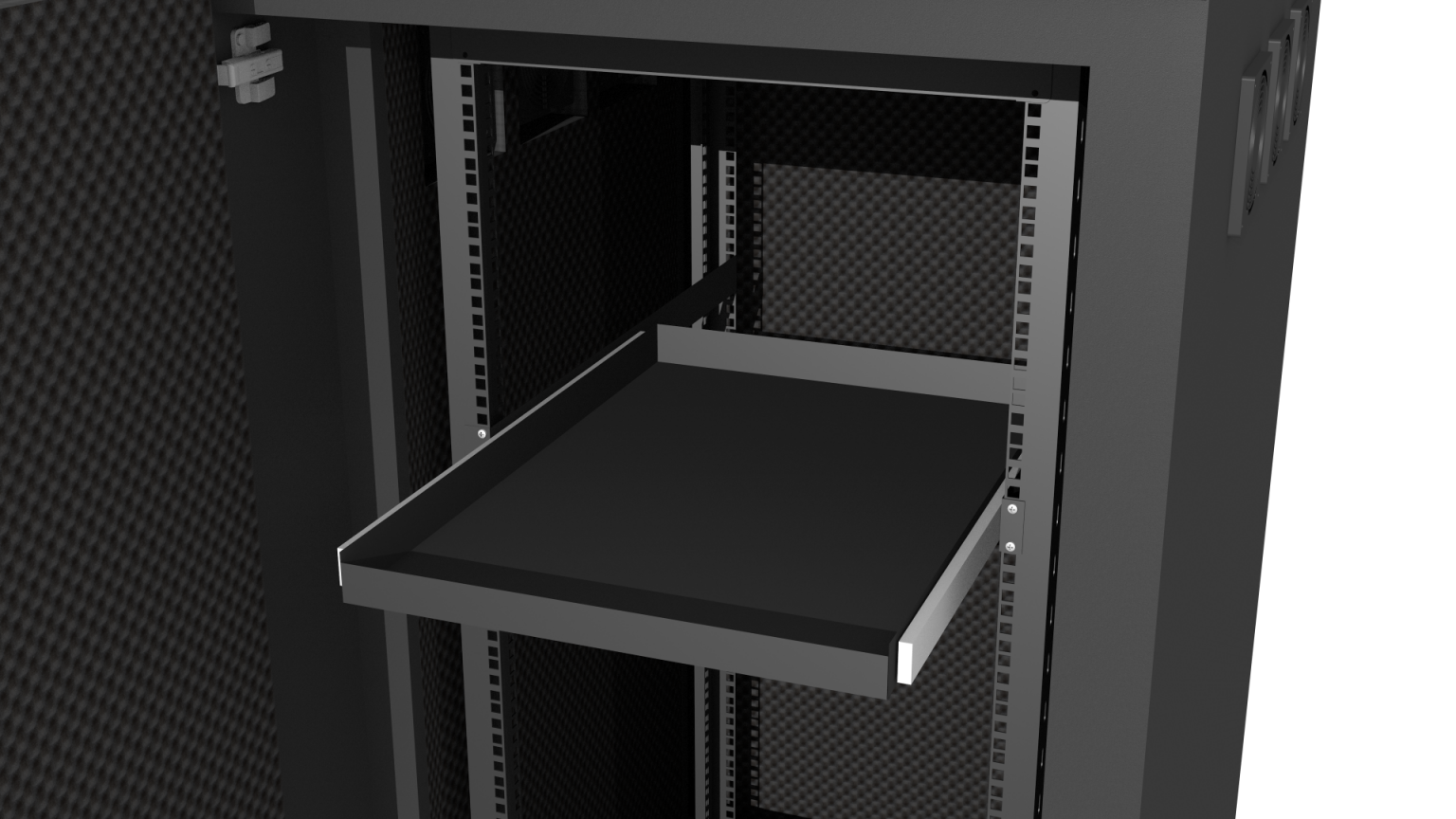 Custom soundproofed Racks