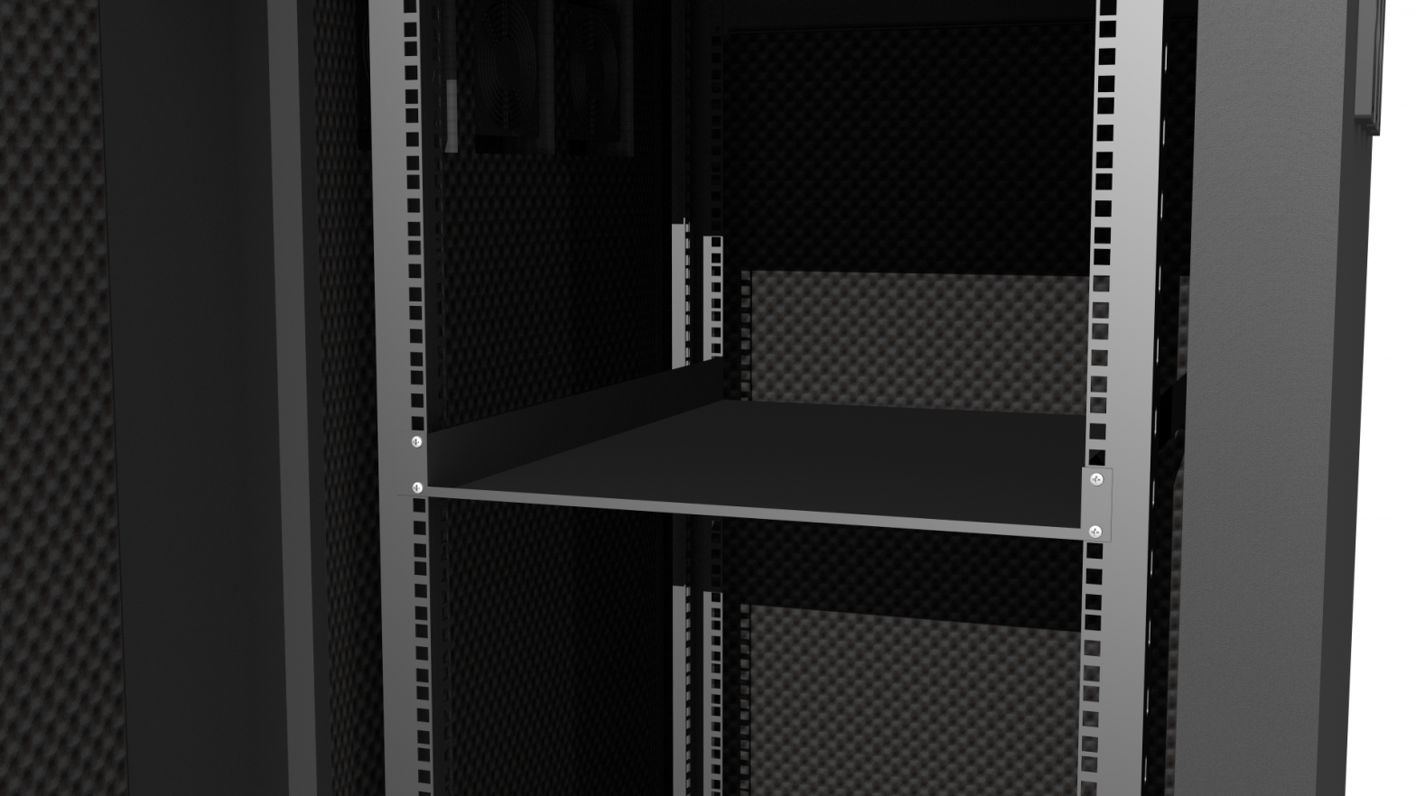 Custom soundproofed Racks