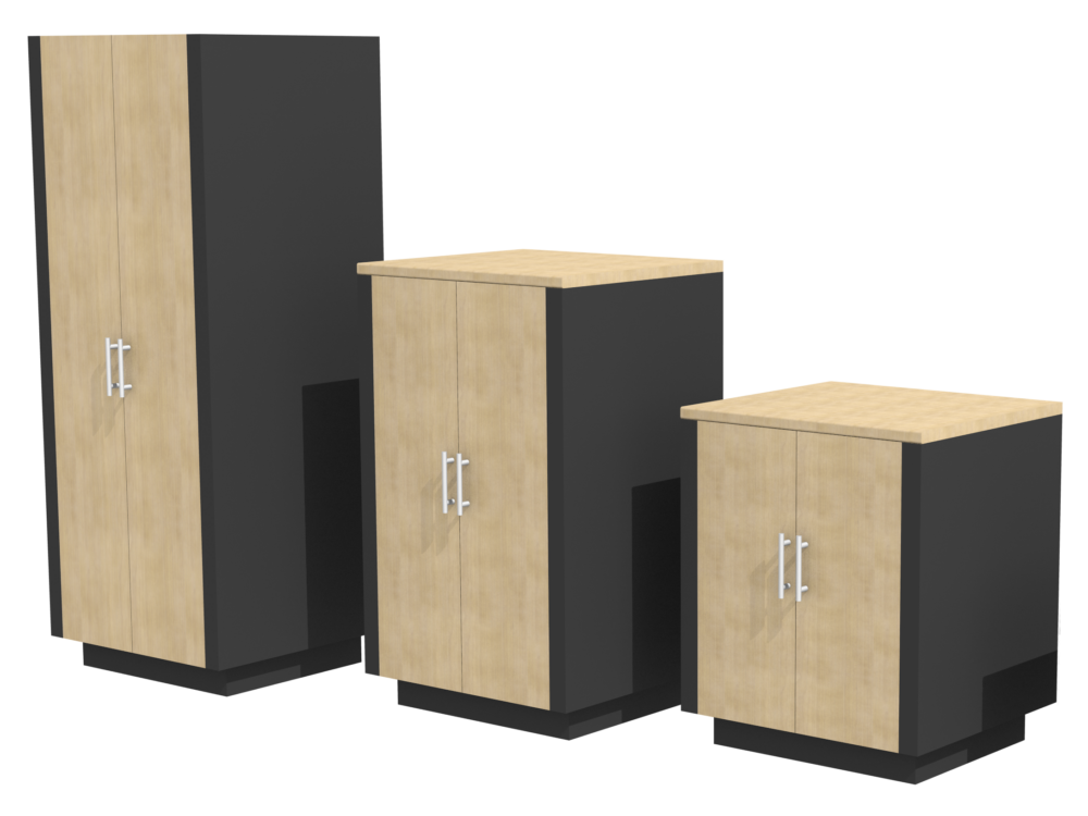 network equipment soundproofed rack