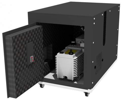 soundproofing box for vacuum pumps